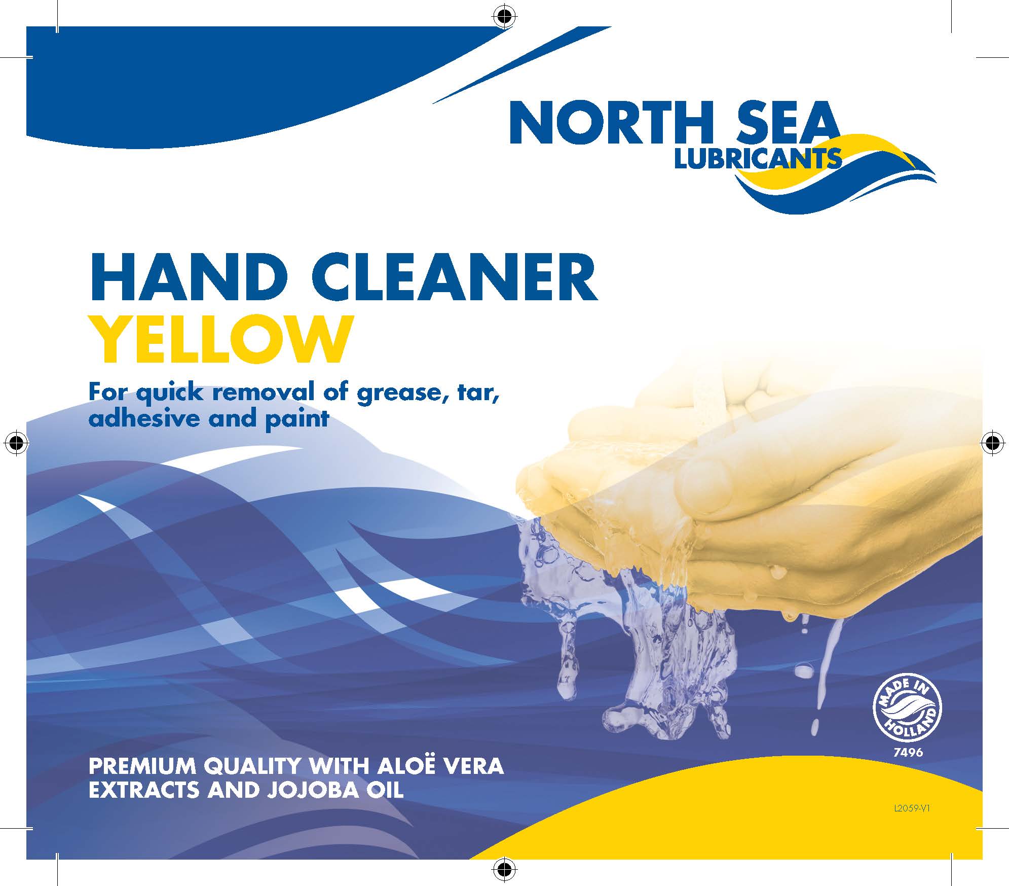 HAND CLEANER YELLOW - North Sea Lubricants